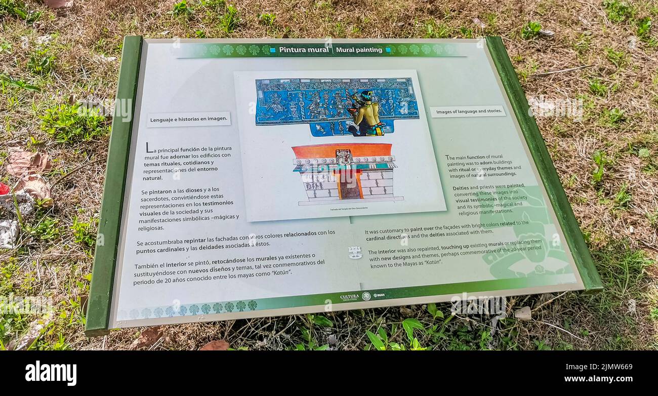 Tulum Mexico 10. June 2022 Ancient Tulum ruins Mayan site with temple ...