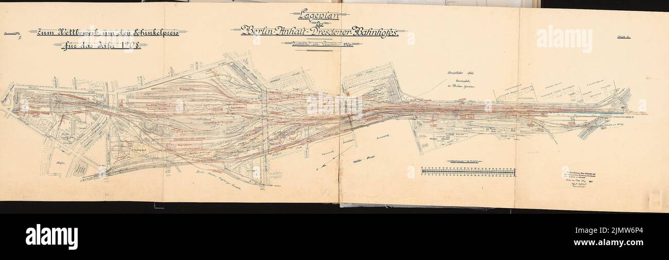 1908 lageplan hi-res stock photography and images - Alamy