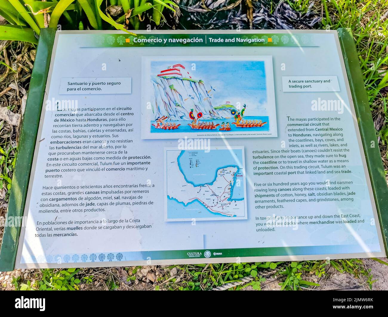 Tulum Mexico 22. June 2022 Ancient Tulum ruins Mayan site with temple ...