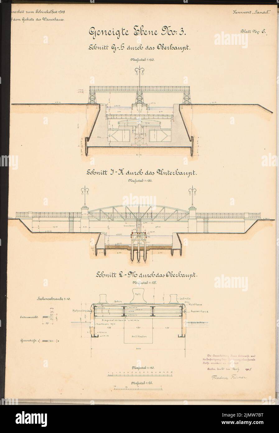 Fischer Friedrich, conversion of a channel with a steep descent and ...