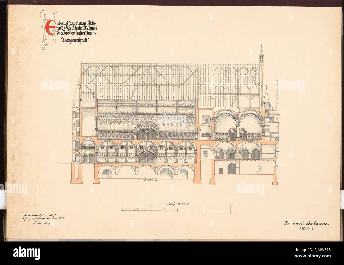 1899 langsschnitt hi-res stock photography and images - Alamy