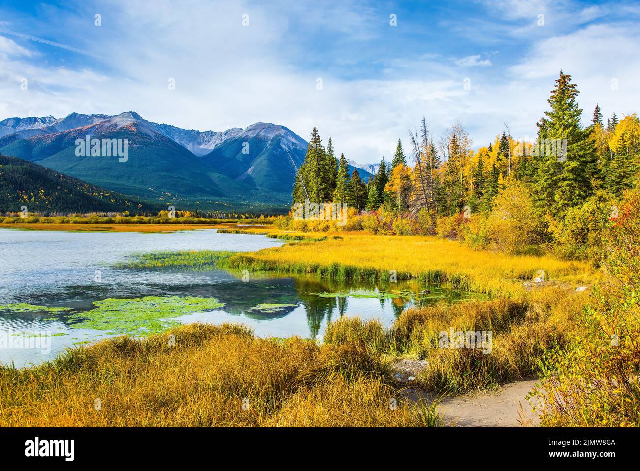 Beautiful rocky mountains landscape in hi-res stock photography and ...