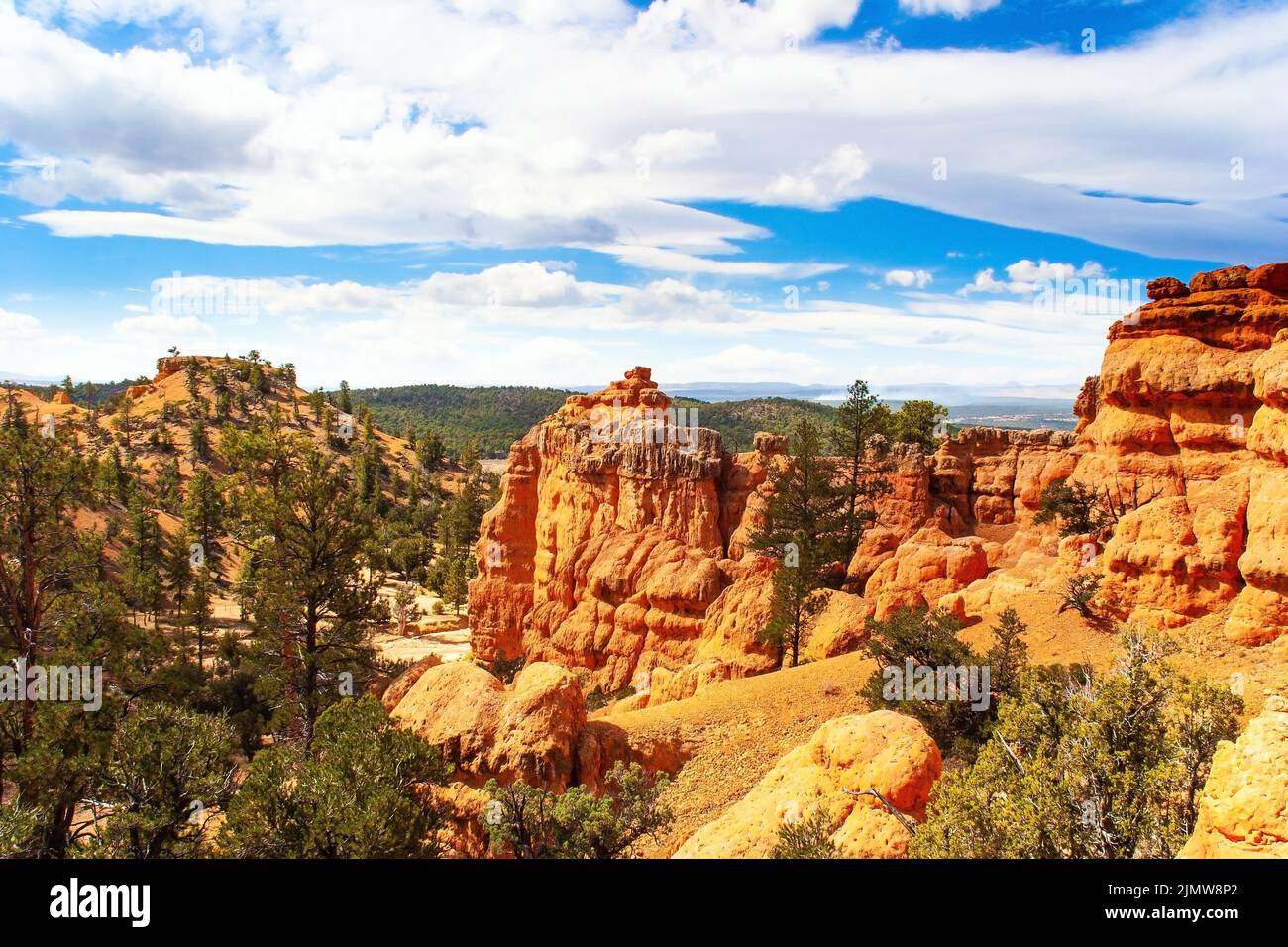Red Canyon Arches trail Stock Photo - Alamy