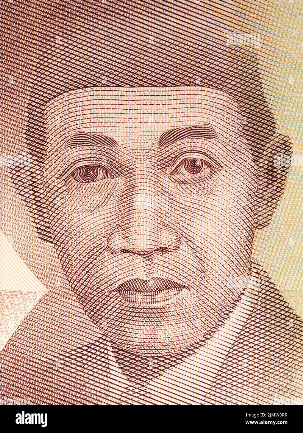 Idham Chalid portrait from Indonesian money Stock Photo - Alamy