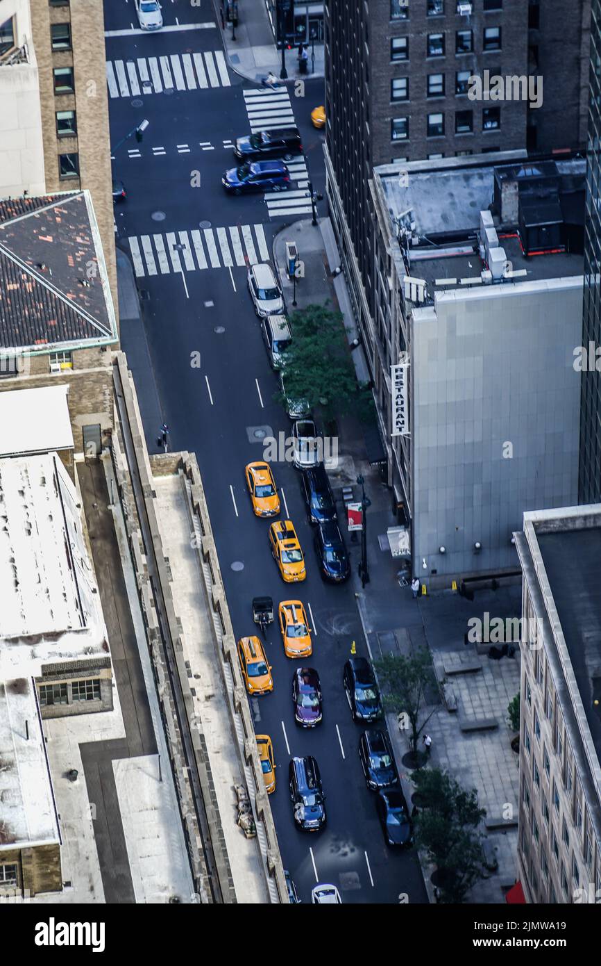 The view from the Rockefeller Center (Top of the Rock Stock Photo - Alamy