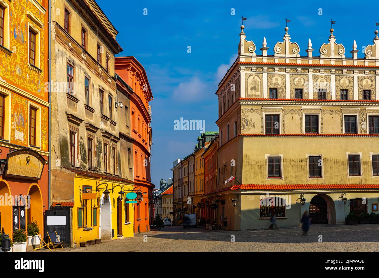 Picturesque streets of the city Lublin Stock Photo - Alamy