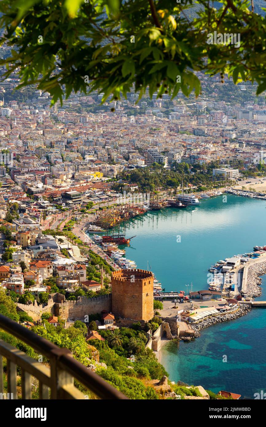 Overview city turkish alanya hi-res stock photography and images - Alamy