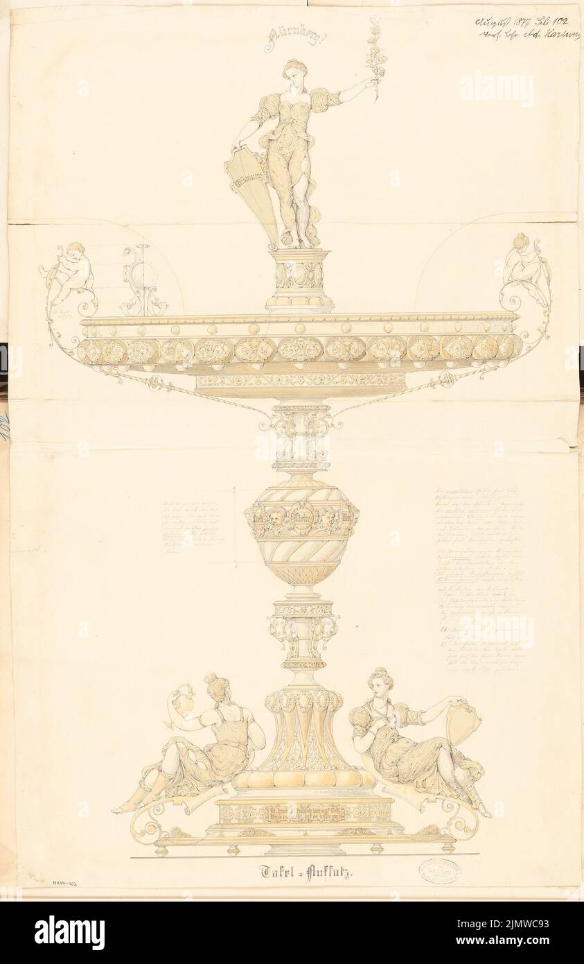 Hartung adolf 1850 1910 tafelaufsatz monatskonkurrenz august hi-res ...