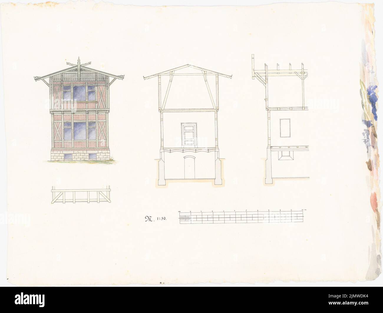 Detail historic brick architecture Cut Out Stock Images & Pictures - Alamy