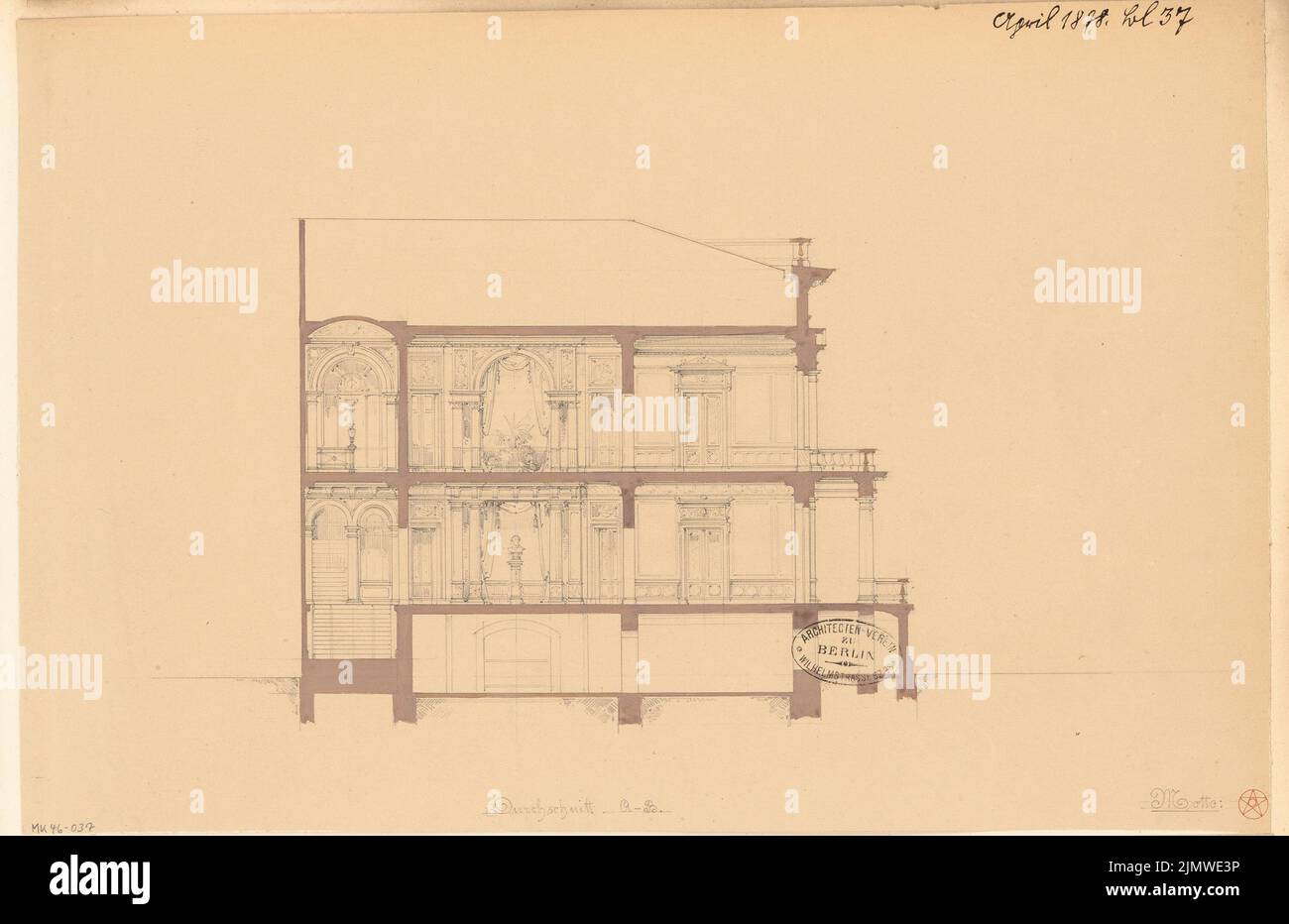 1878 querschnitt hi-res stock photography and images - Alamy