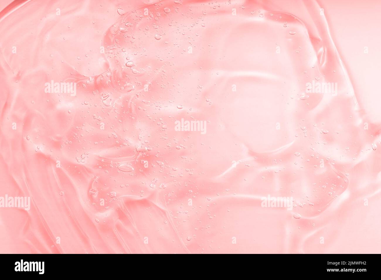 Beauty hyaluronic acid spread. Cosmetic jelly serum texture. Clear ...