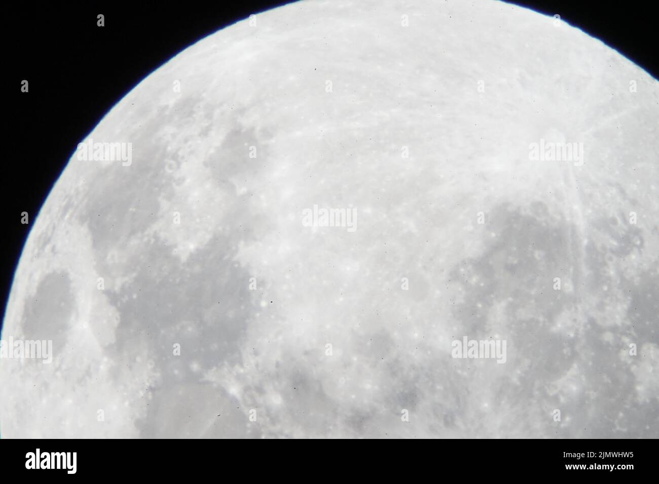 Image of the harvest moon Stock Photo - Alamy