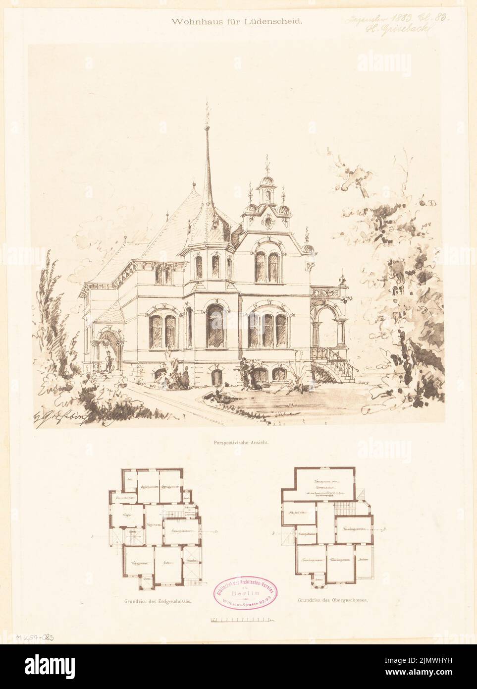Grisebach hans 1848 1904 villa grisebach hi-res stock photography and ...