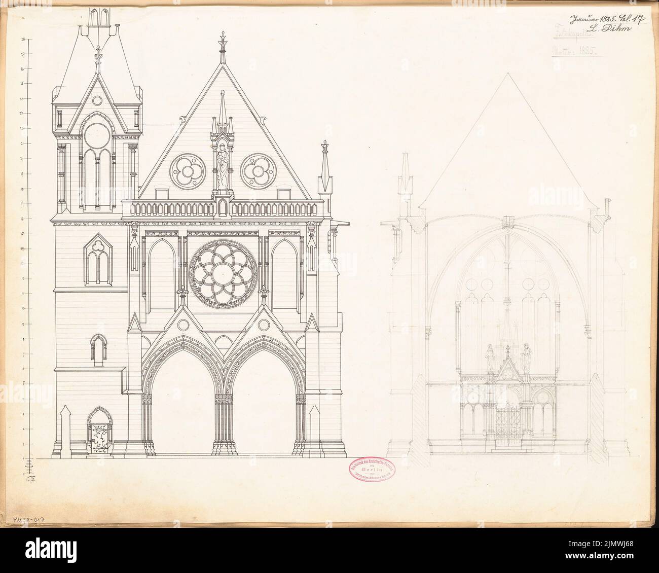 Dimm Ludwig (1849-1928), field chapel. Monthly competition in January ...