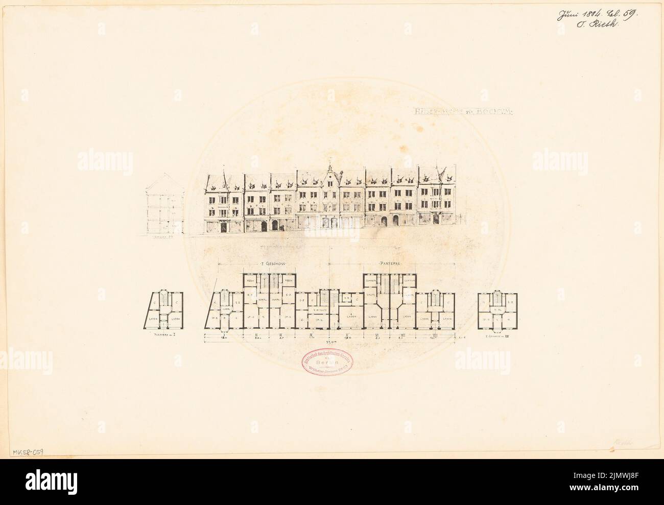 Rieth otto 1858 1911 wohnhausgruppe hi-res stock photography and images ...