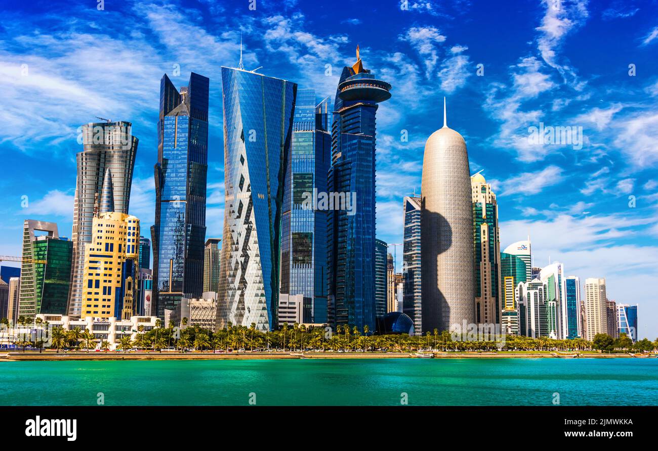 Downtown modern doha hi-res stock photography and images - Alamy