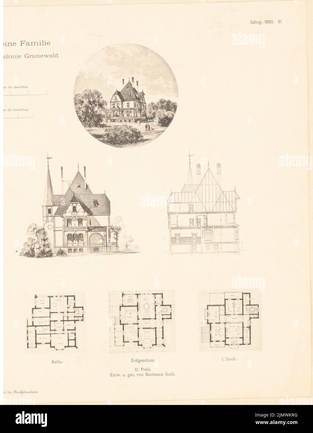Berlin grunewald grundriss keller hi-res stock photography and images - Alamy