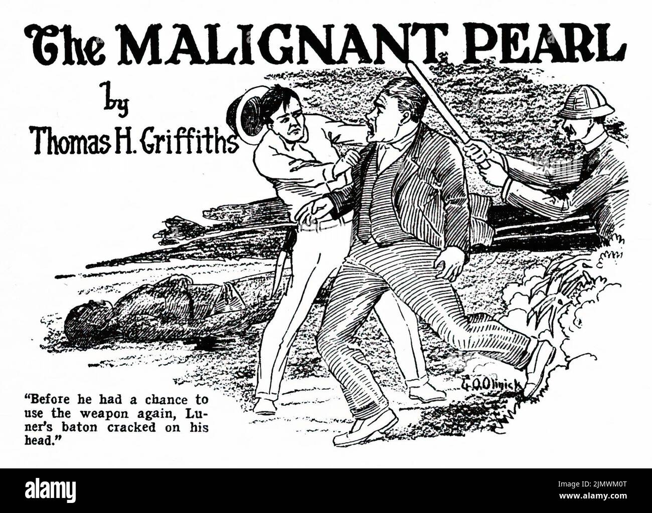 The Malignant Pearl, by Thomas H. Griffiths. Illustration by G. O ...