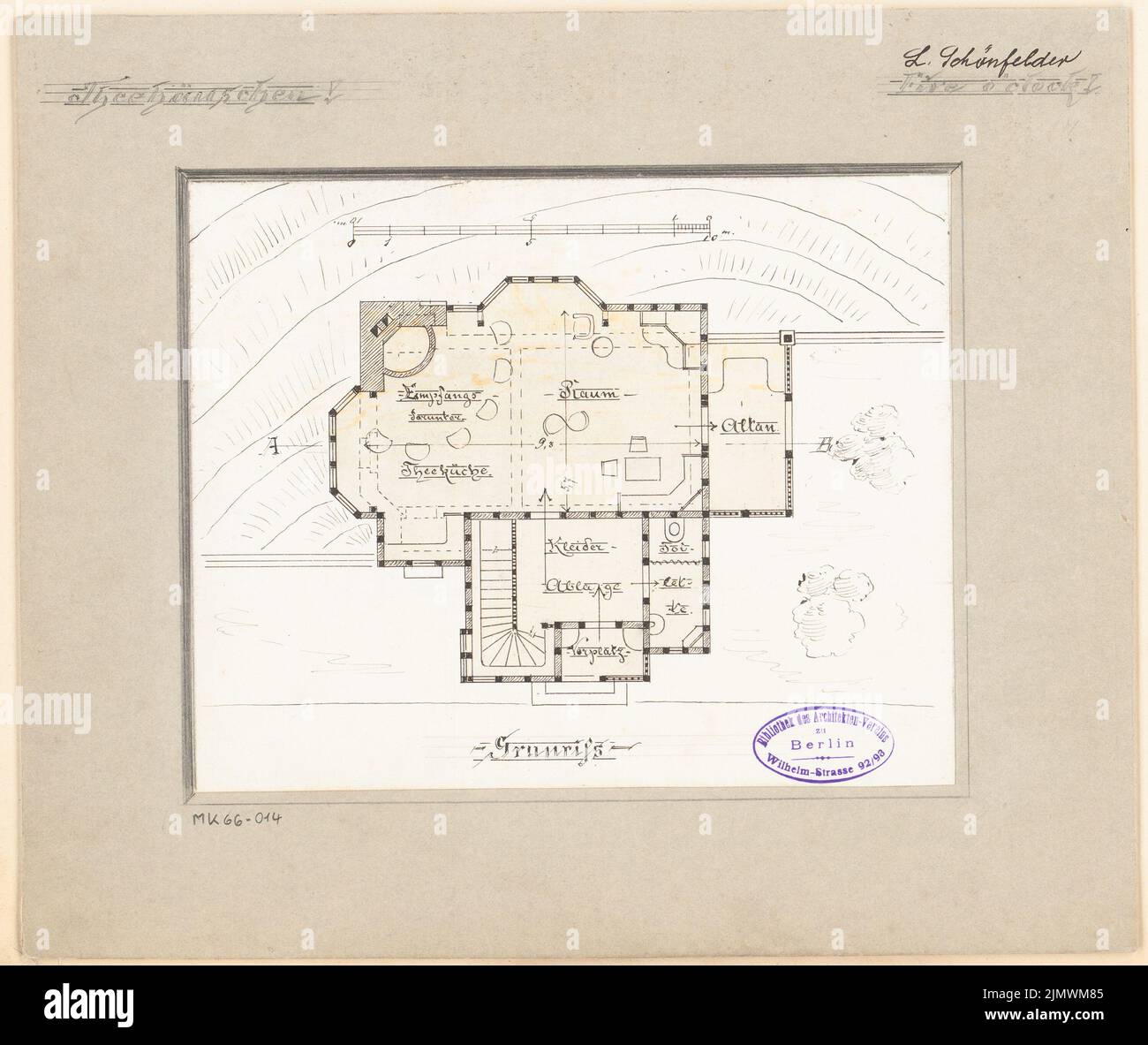 Schönfelder Lothar, tea house. Monthly competition January 1895 (01. ...