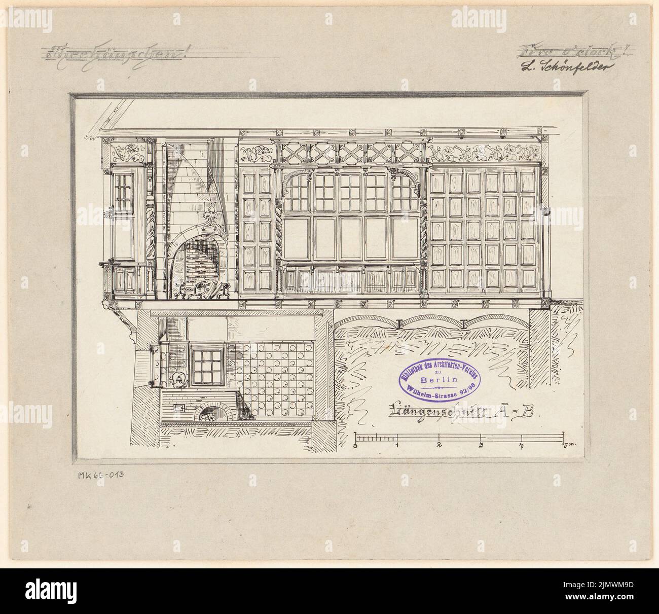 1895 langsschnitt hi-res stock photography and images - Alamy