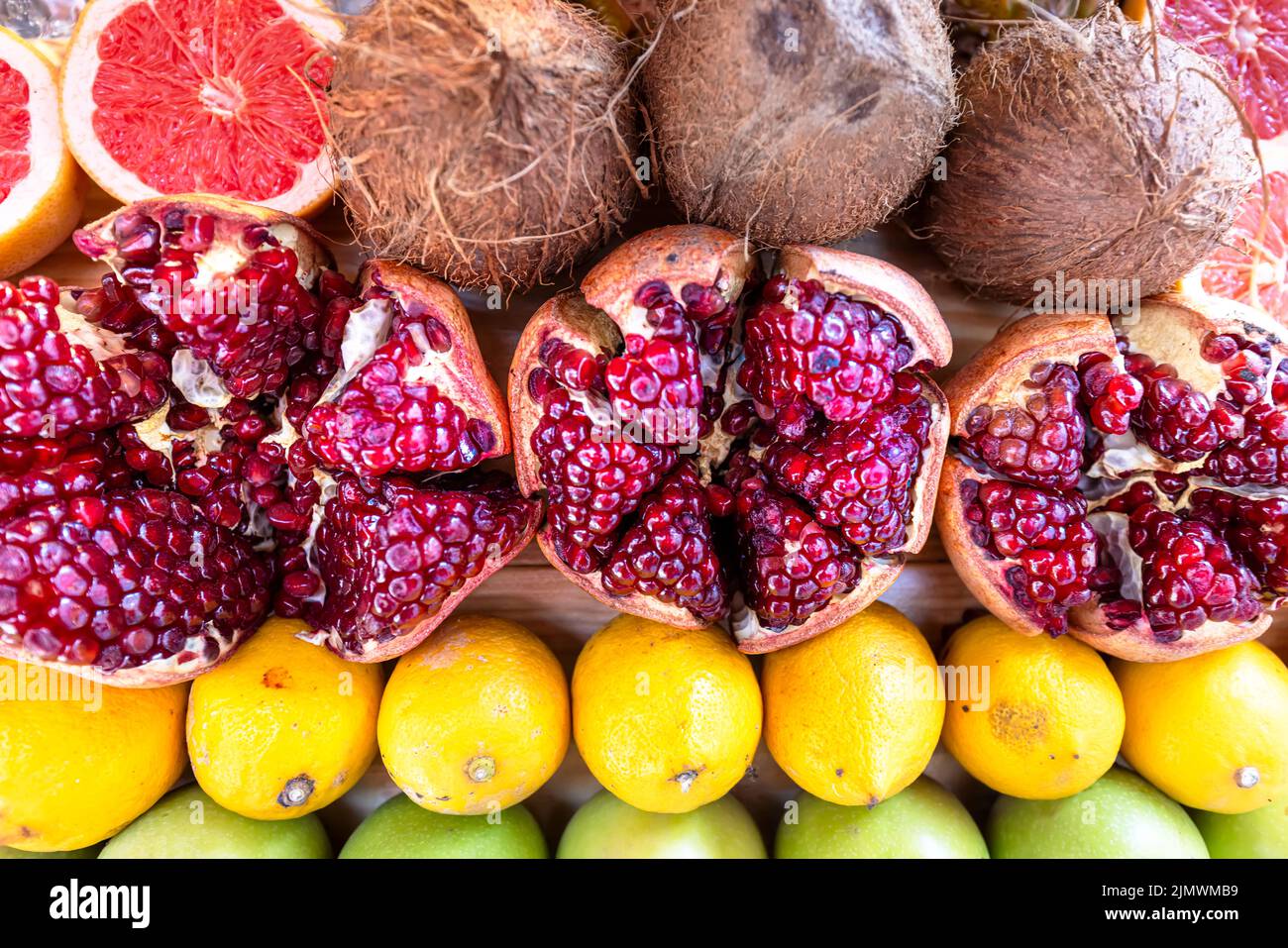 Turkey, fresh fruits in Istanbul Spice Bazaar, part of the Grand Bazaar ...