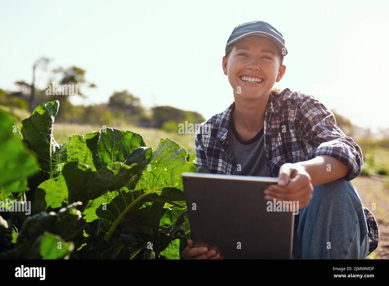 Attractive female farmer hi-res stock photography and images - Alamy
