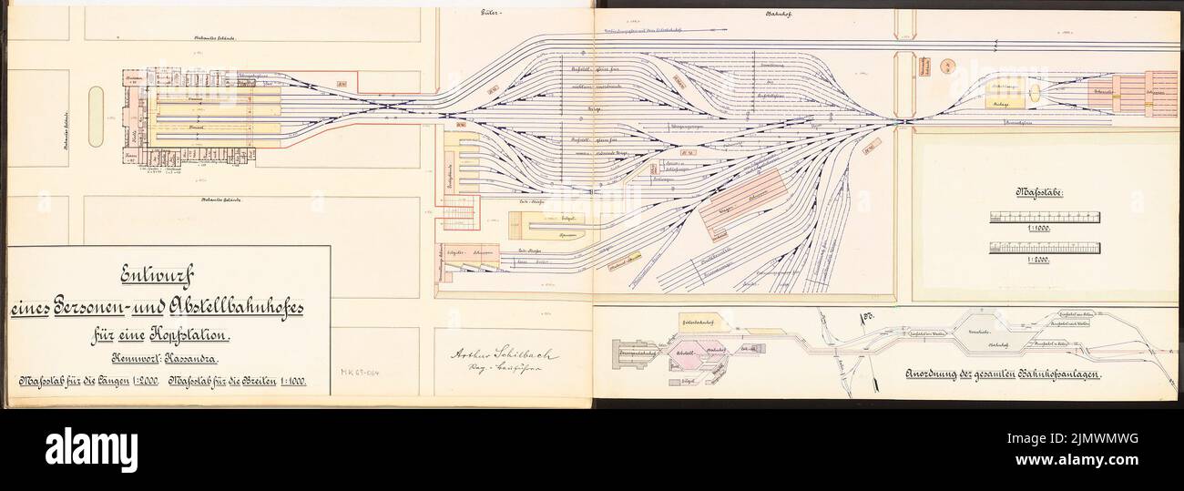 1903 lageplan hi-res stock photography and images - Alamy