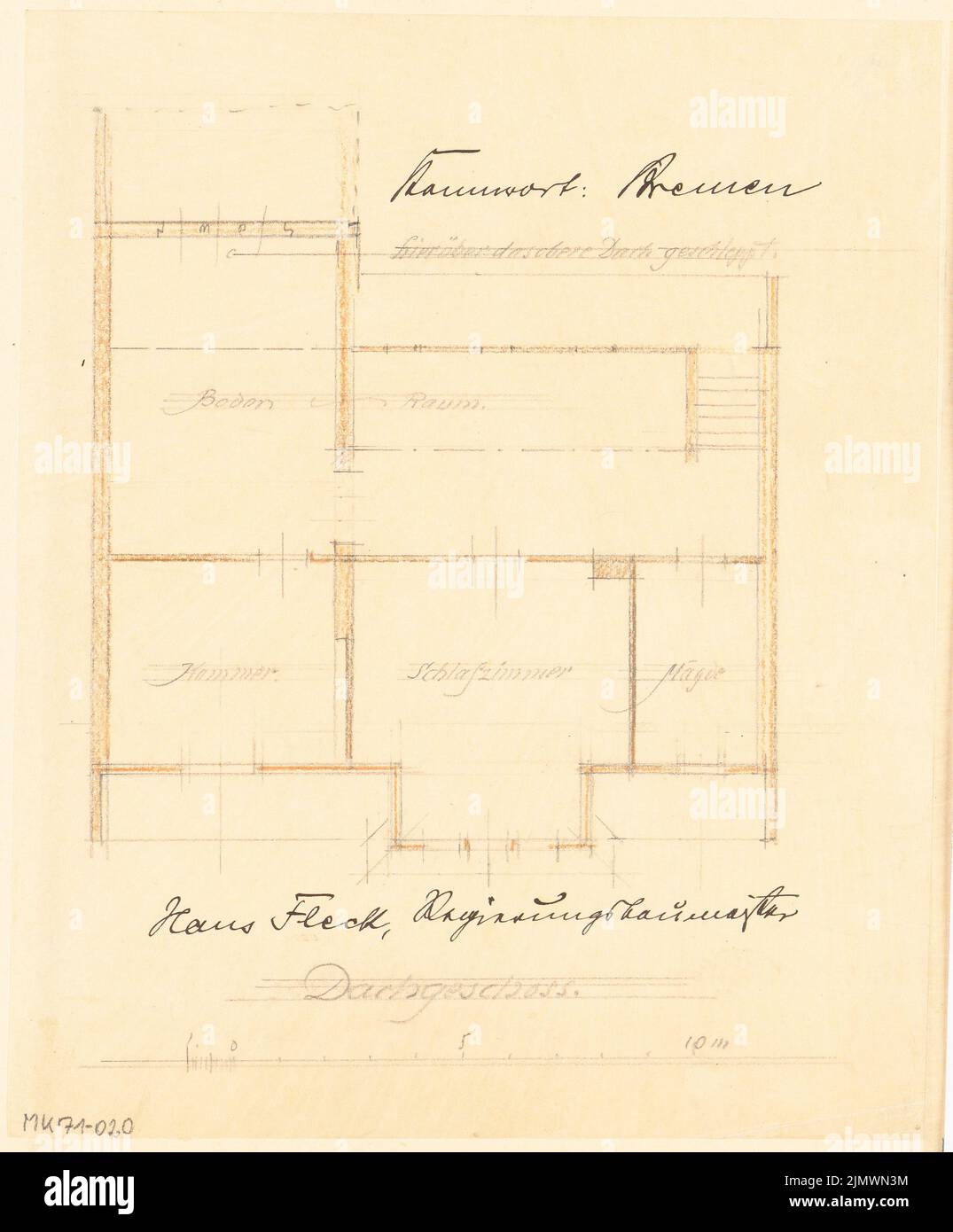 Fleck Hans (born 1876), single -family house. Monthly competition ...