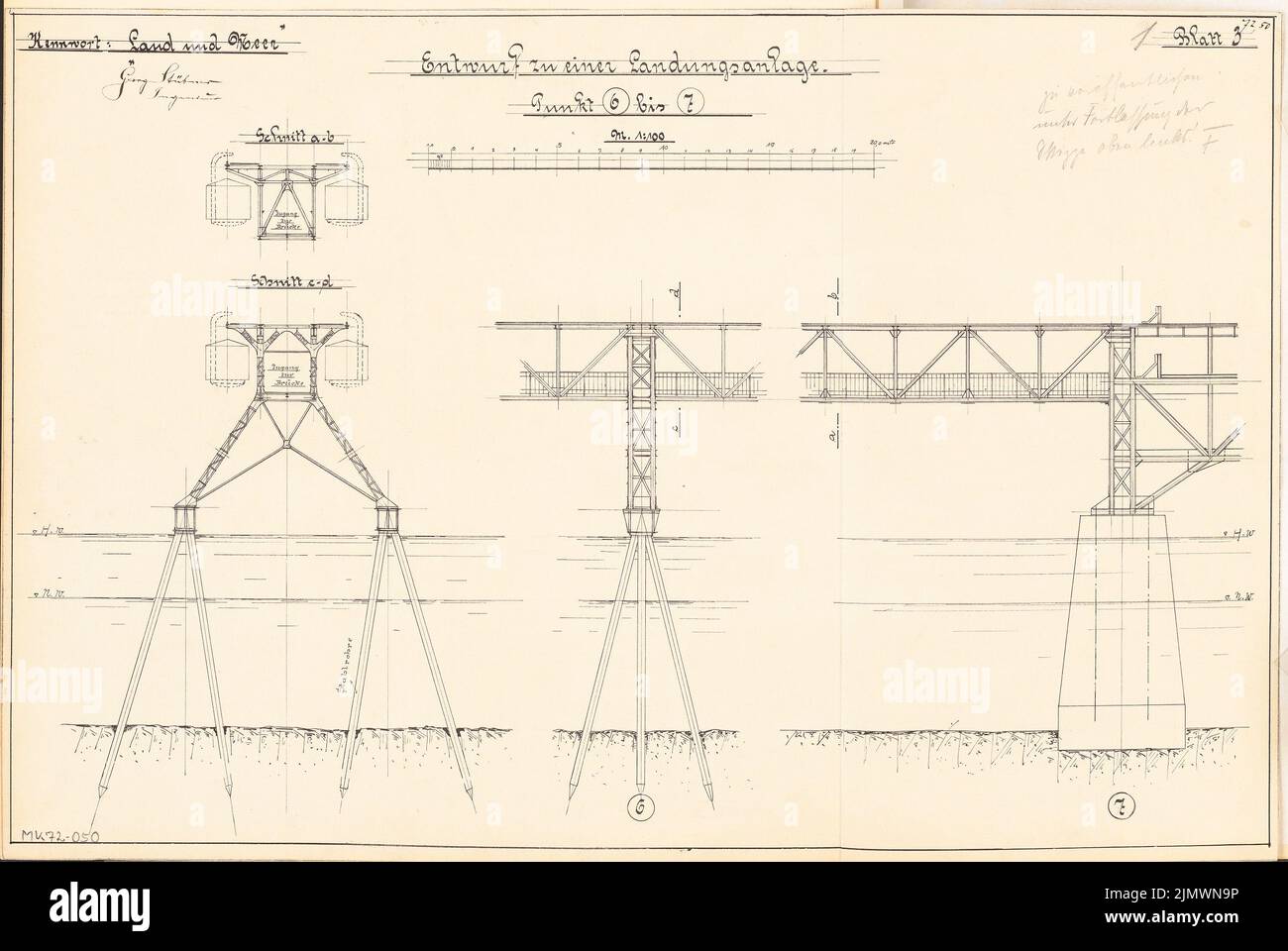 Stübner Georg (born 1872), landing bridge for sea ships. Monthly ...