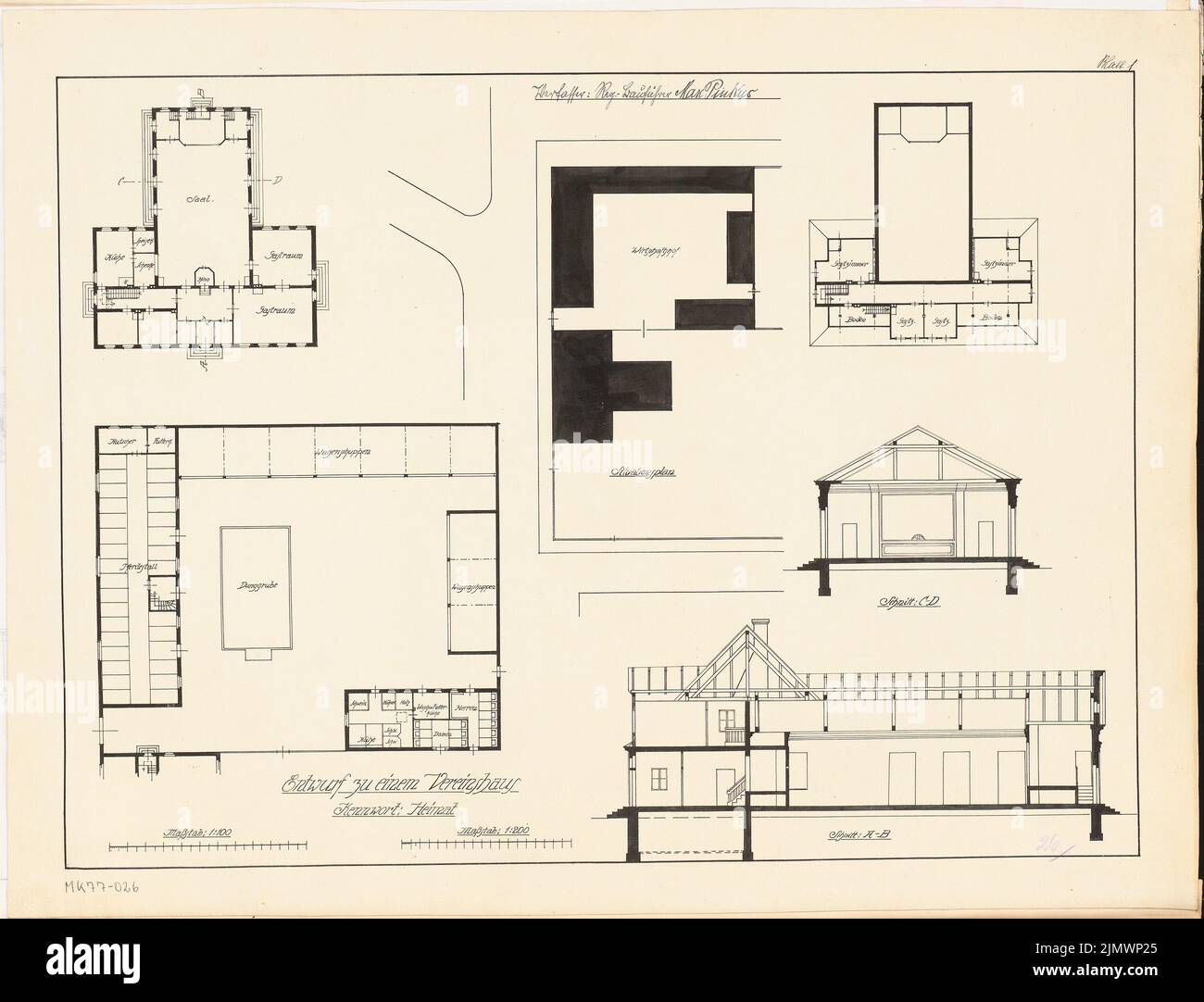 Pinkus Max (born 1891), club house. Monthly competition December 1920 ...