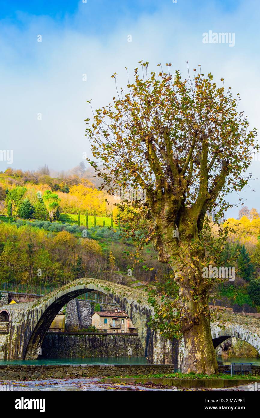 Historic devils bridge crossing hi-res stock photography and images - Alamy