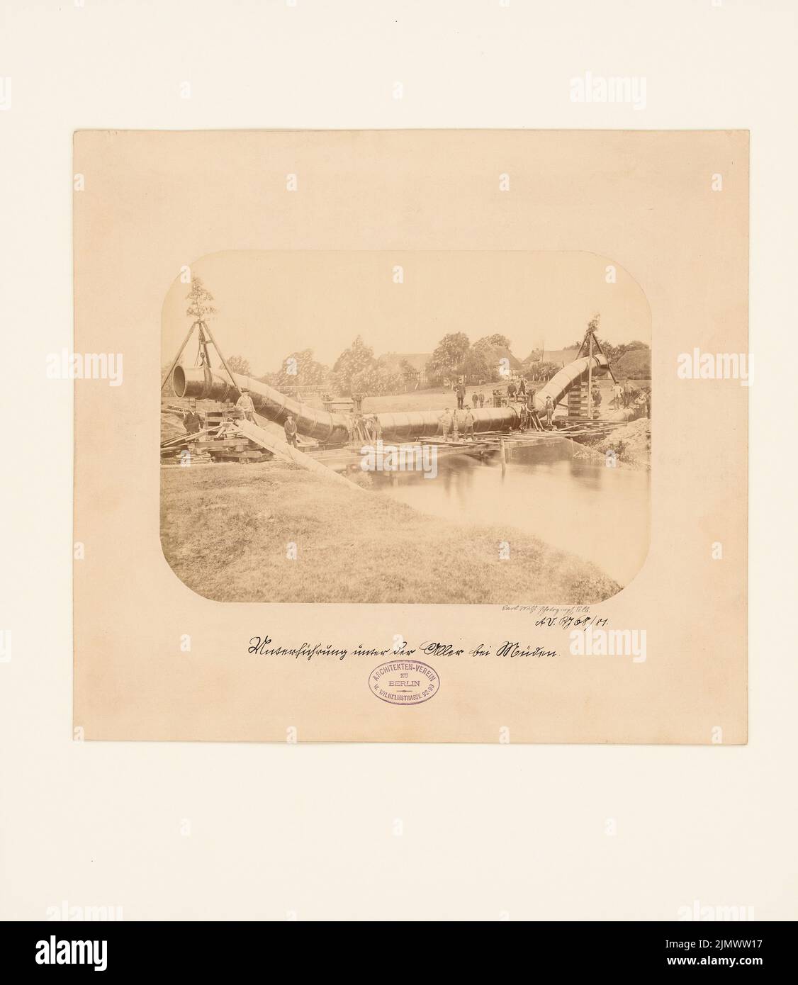 Unknown architect, underpass under the all at tired (without date ...