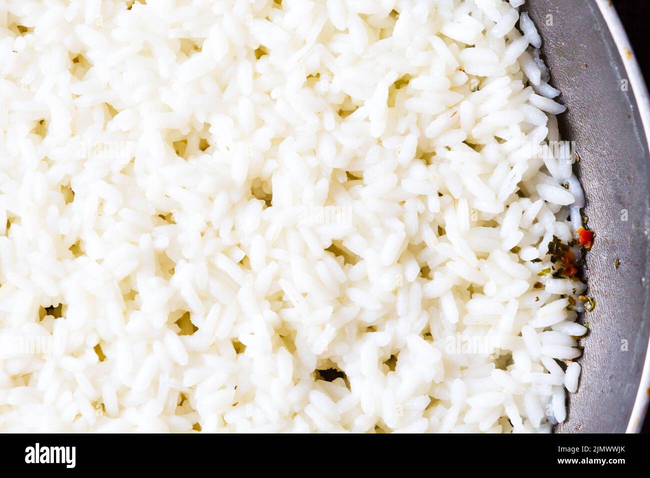 Close up cooked rice Stock Photo - Alamy