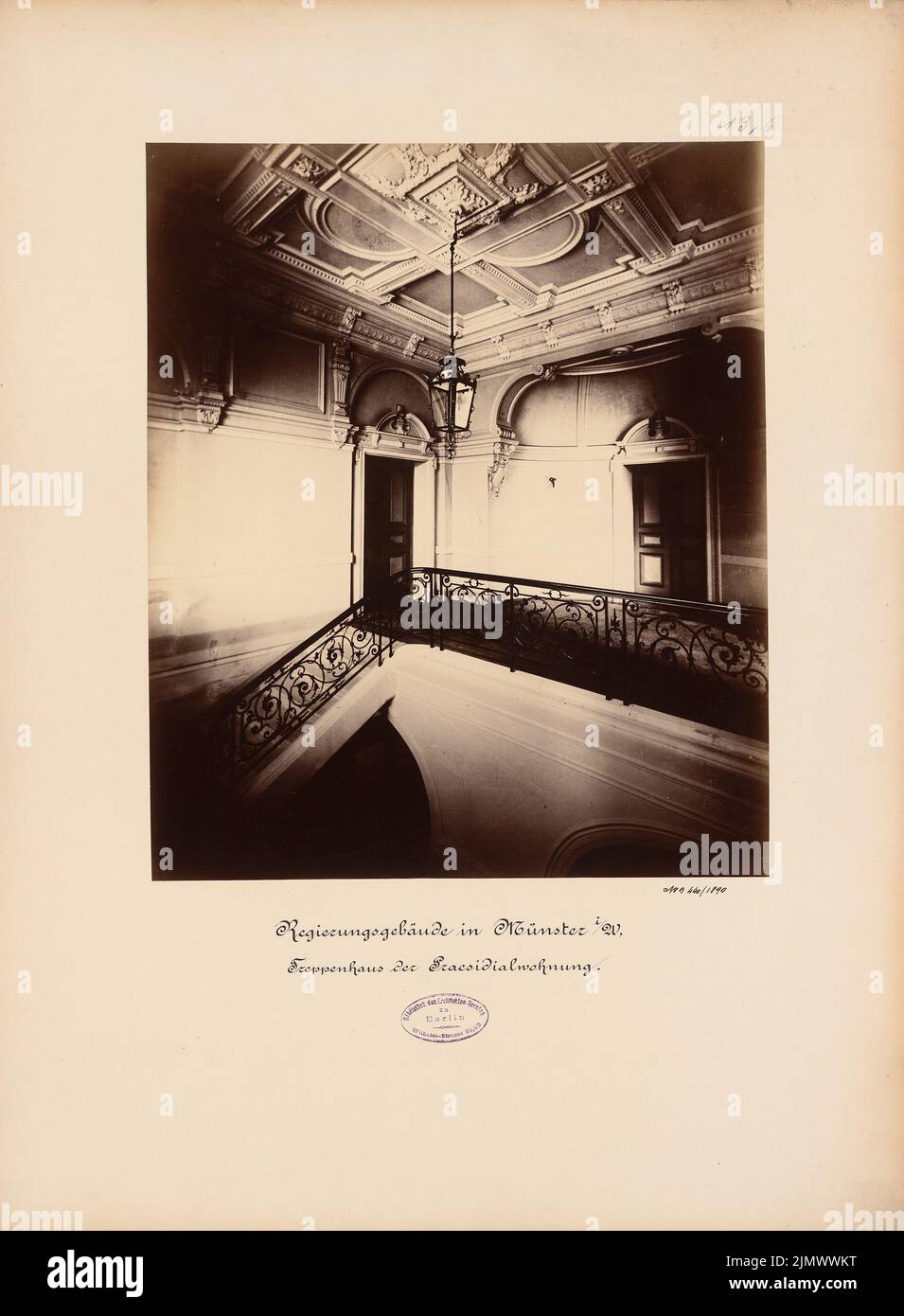 Endell Karl Friedrich (1843-1891), government building in Münster ...