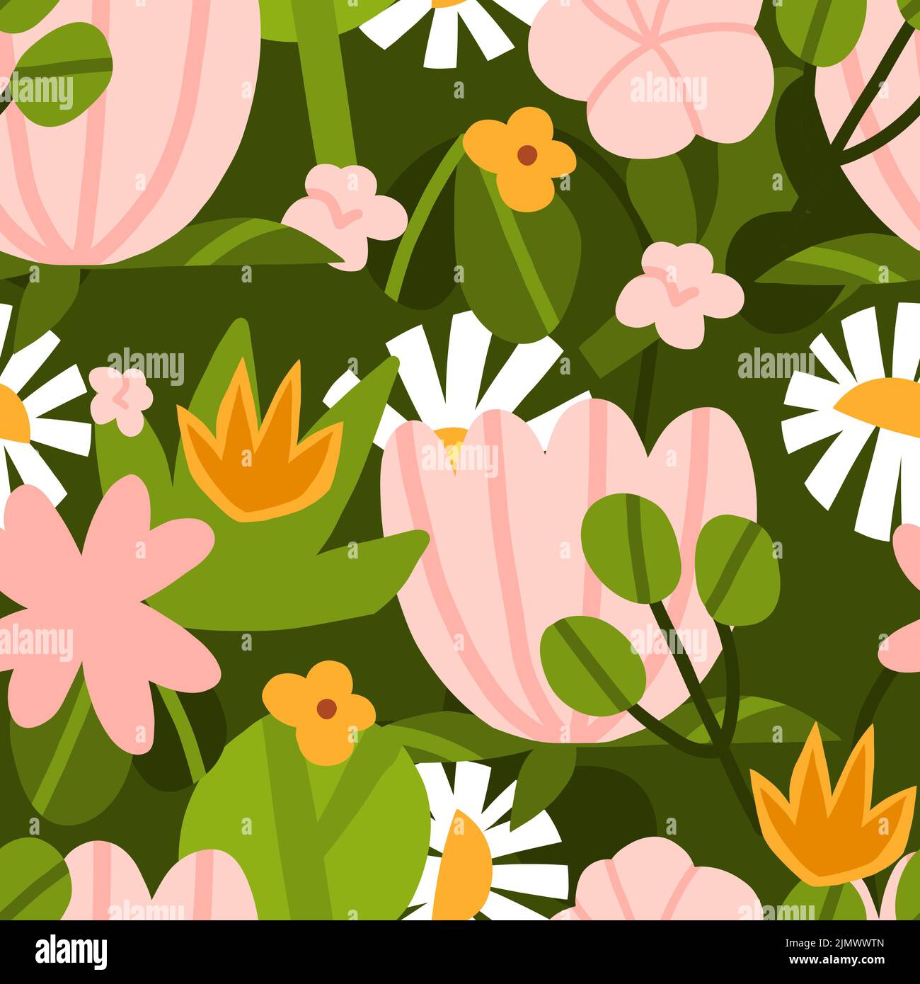 Boho floral clipart Stock Vector Images - Alamy