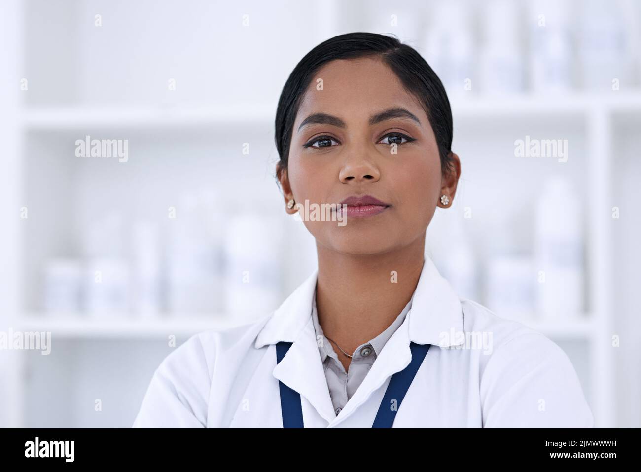 Science is for everyone. Cropped portrait of an attractive young female scientist standing in ...