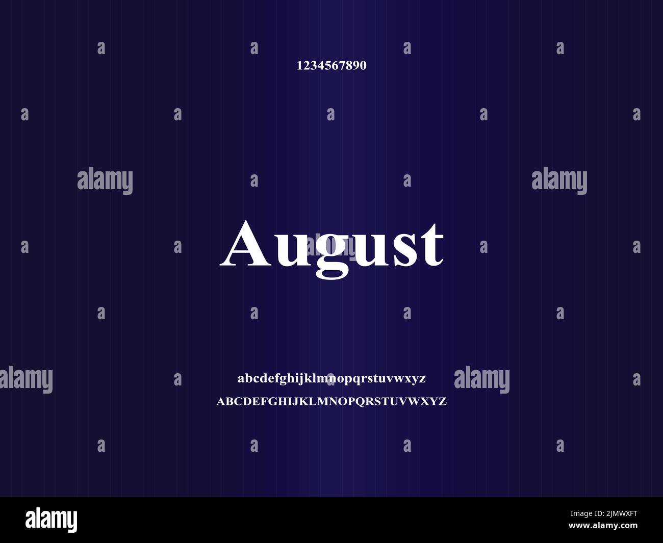 Elegant alphabet letters font and number. Typography uppercase and ...