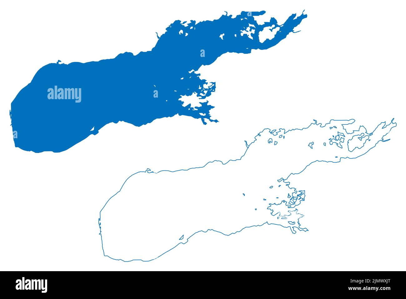 Lake Iliamna (United States, North America, us, Alaska Peninsula) map ...