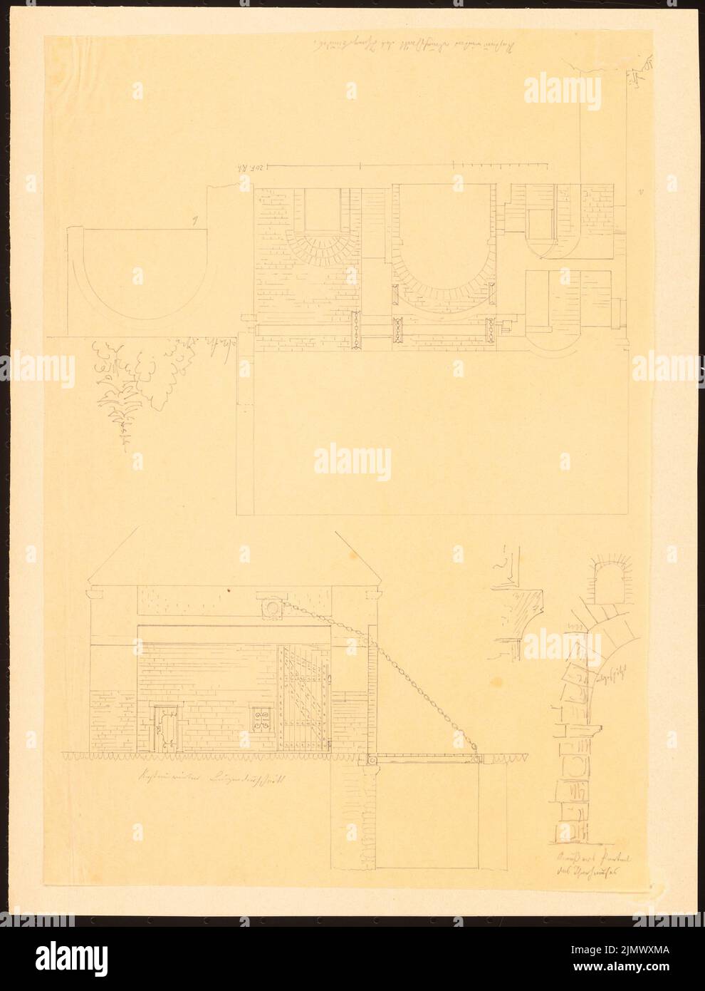 Quast Ferdinand von (1807-1877), Castle and Lohra Castle (approx. 1873 ...