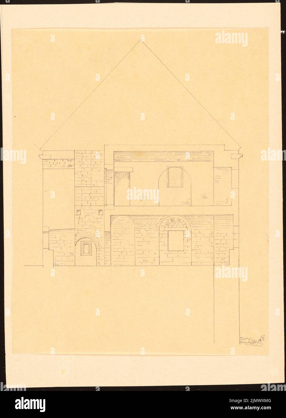 Quast Ferdinand von (1807-1877), Castle and Lohra Castle (approx. 1873 ...