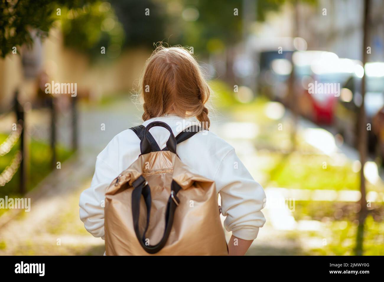 Anonymous children from behind hi-res stock photography and images - Alamy