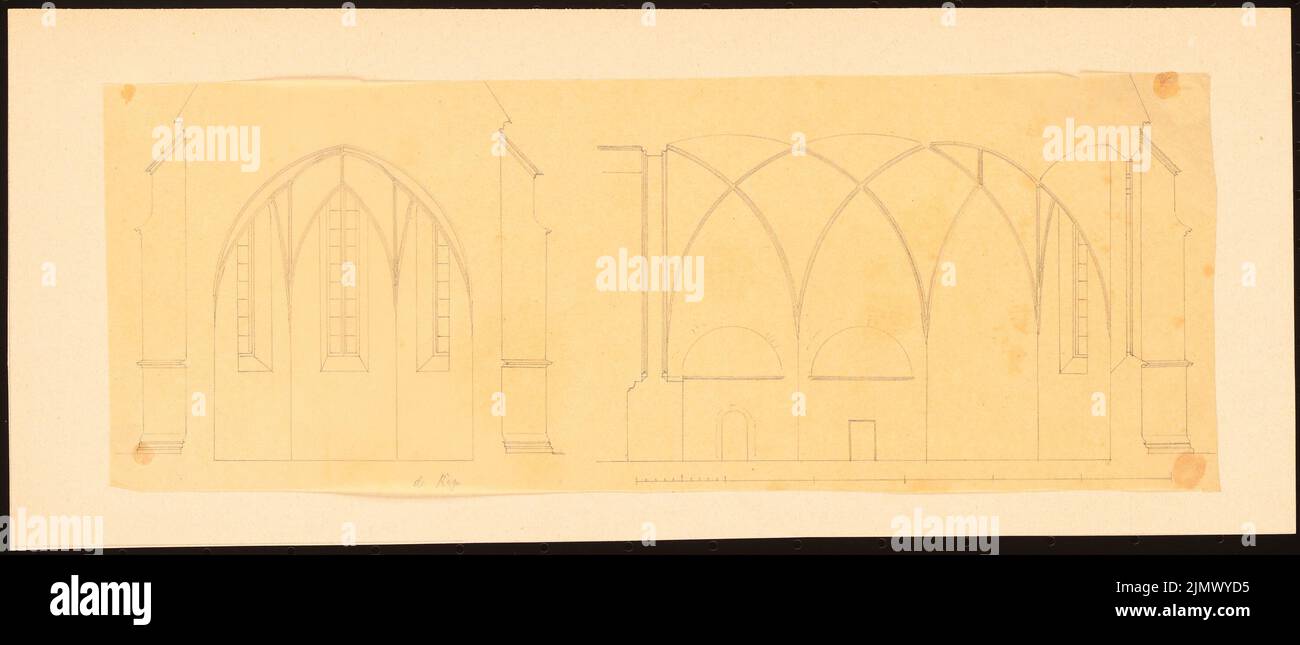 Quast Ferdinand von (1807-1877), St. Clara monastery church (formerly ...