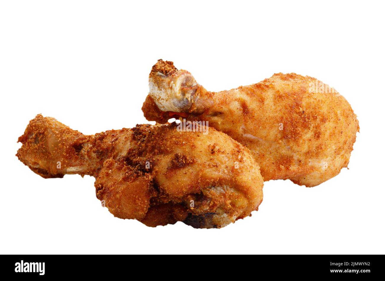 Delicious fried chicken drumsticks Cut Out Stock Images & Pictures - Alamy