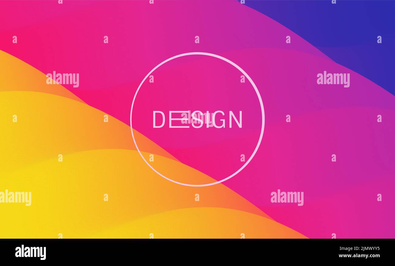 Abstract background with dynamic effect. Creative design poster with vibrant gradients. Vector ...