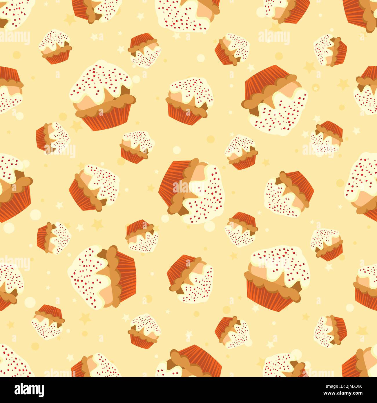 Tasty cupcake cherry Stock Vector Images - Alamy