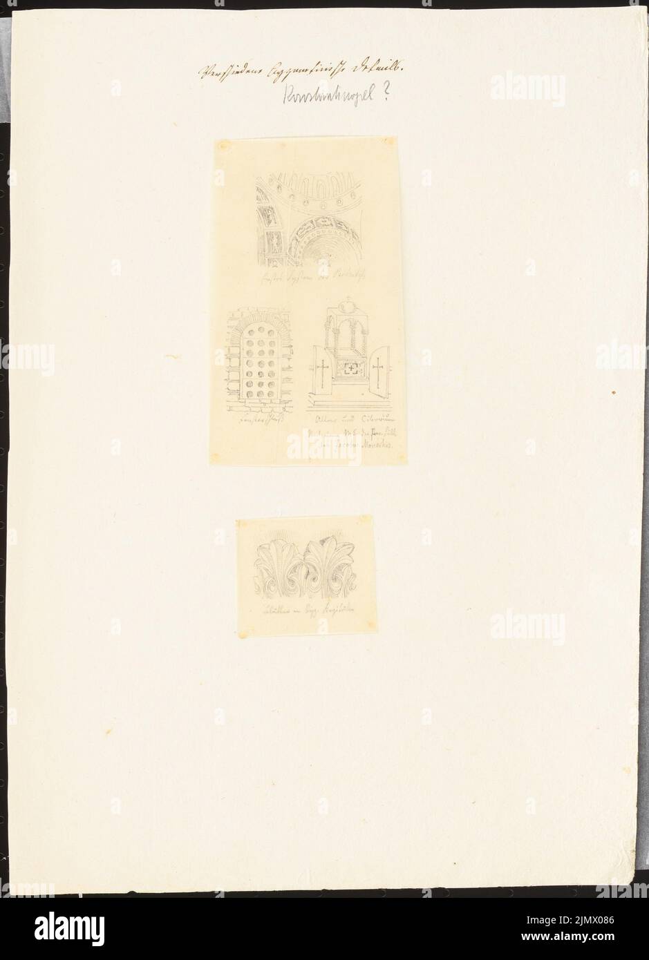 Quast Ferdinand von (1807-1877), Byzantine details in churches in ...