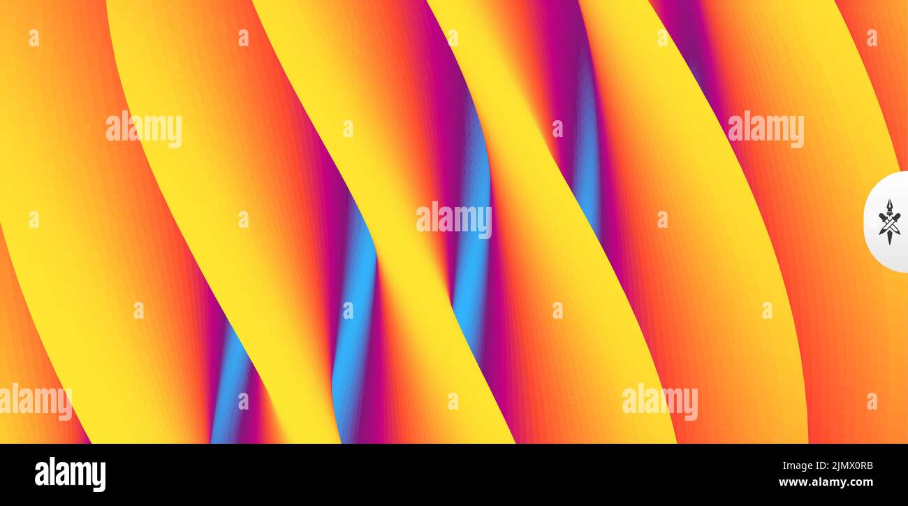 Abstract background with dynamic effect. Optical illusion of distortion ...