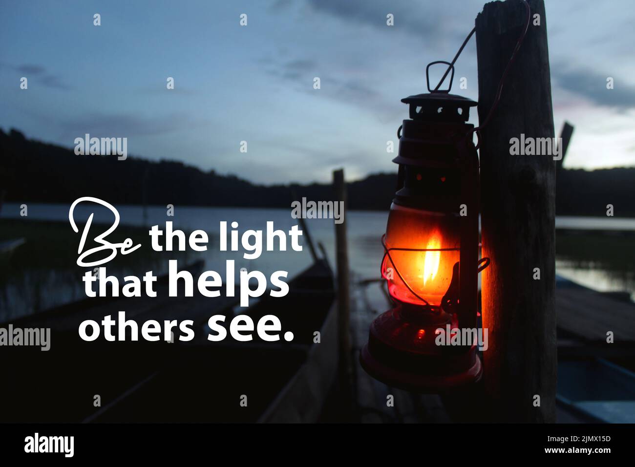 Life inspirational quote - Be the light that helps others see. With ...