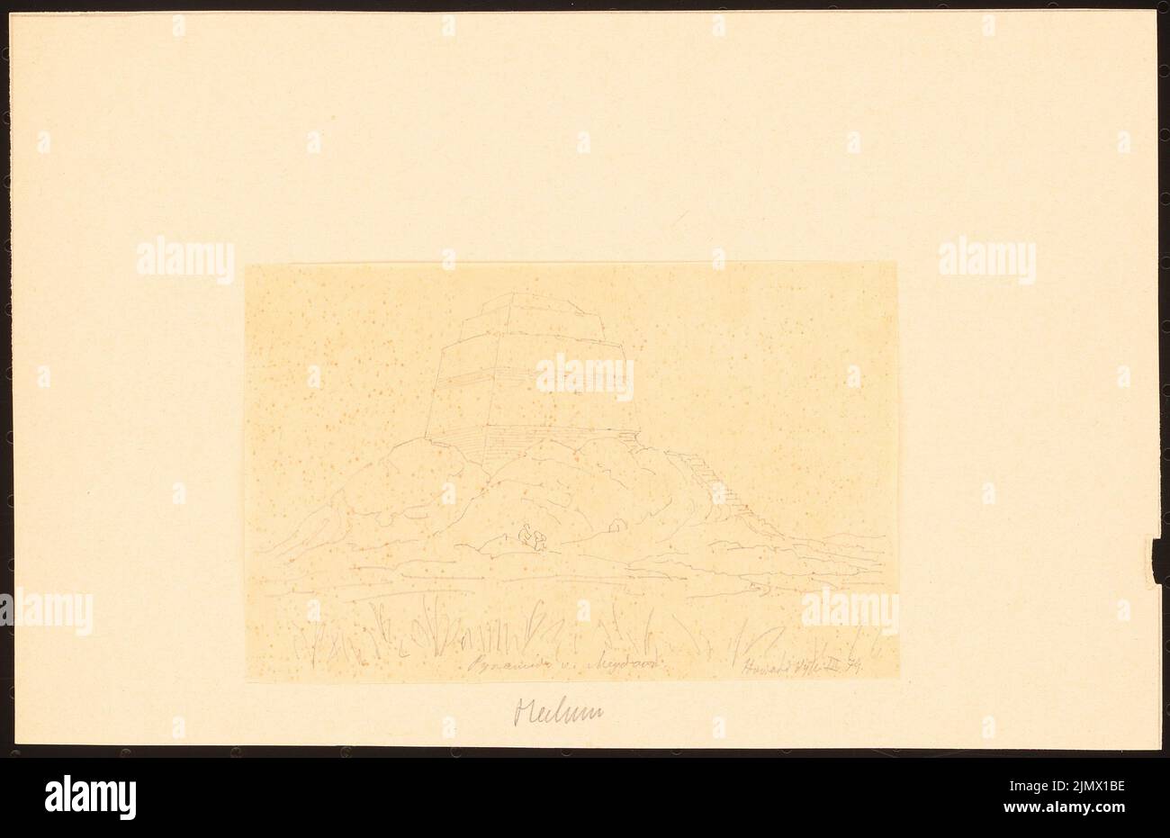 Howard vyse pyramid hi-res stock photography and images - Alamy