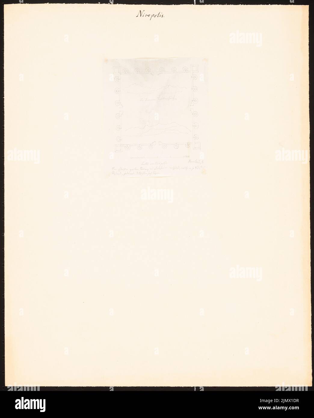 Quast Ferdinand von (1807-1877), castle in Nicopolis near Alexandria ...